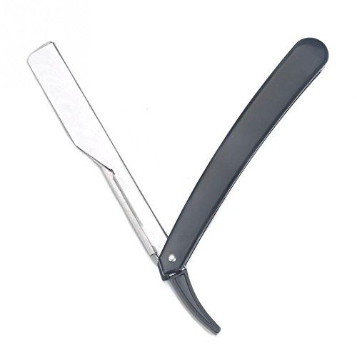 Straight Edge Stainless Steel Barber Razor Folding Salon Shaving Shave ...