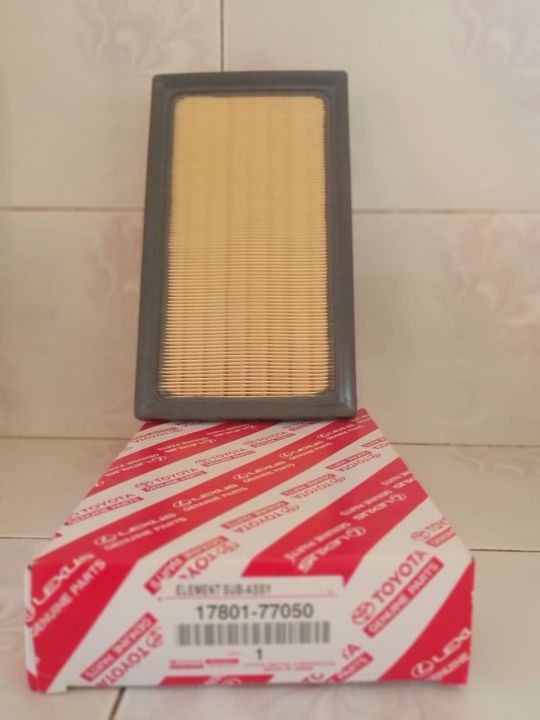 GENUINE TOYOTA AIR FILTER 17801-77050 FIT FOR TOYOTA C-HR 1.2 , TOYOTA ...