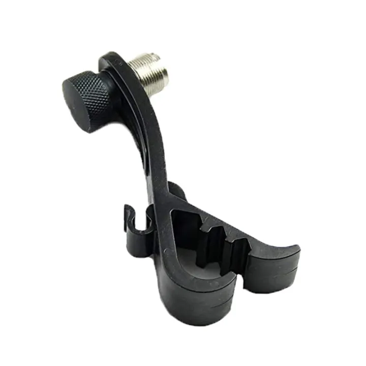 Microphone Clip Black Microphone Shockproof Clip With Gear Drum For Rim ...