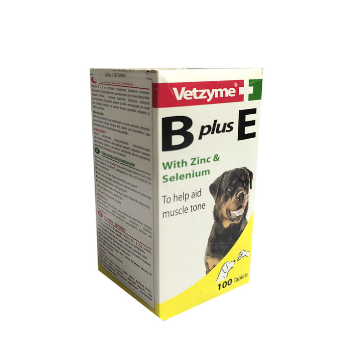 Vetzyme B Plus E for Dogs 100 Tablets | Daraz.lk