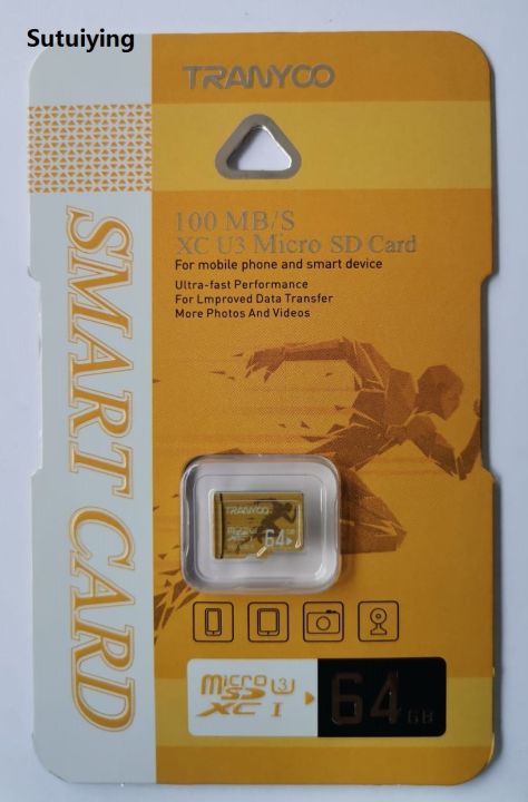 Sutuiying TRANYOO 100 MB/S XC U3 Micro SD card | Daraz.lk