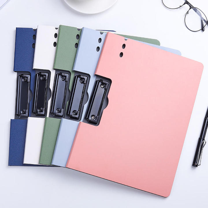 A4 File Folder Clipboard Writing Pad Memo Clip Board Double Clips Test ...