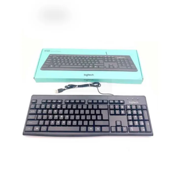 Logitech K122 plug and play usb keyboard | Daraz.lk
