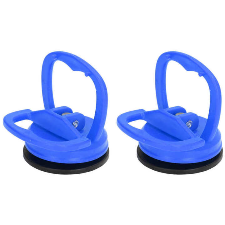 1 Blue Maroon [HOT] 2Pcs Suction Cup Lifter Handheld Lifting Clamps ...
