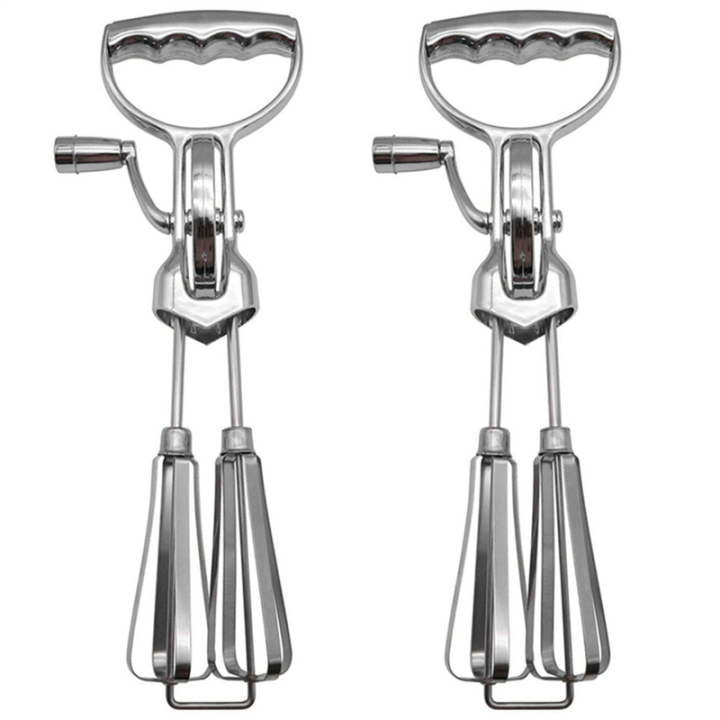 EITGZWAS 2X Hand Crank ,Handheld Double Head Stainless Steel Rotary ...