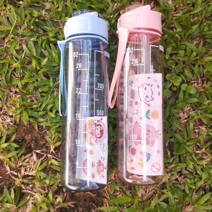 900ml Color Full Water Bottle with BPA FREE Water Bottle | Daraz.lk