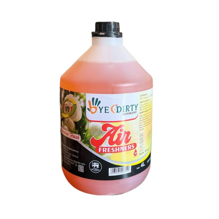 Bye Dirty Detergent Air Freshener 4L Jasmine | Daraz.lk