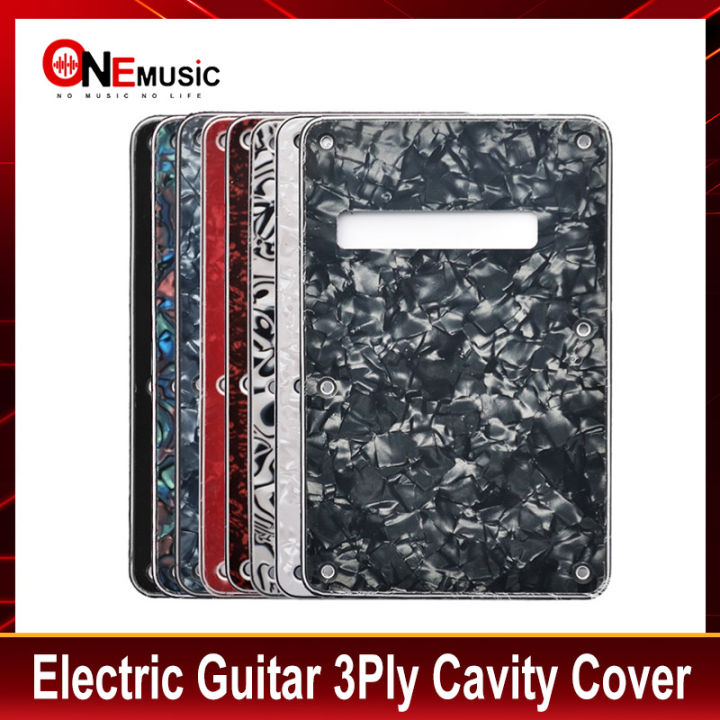 Electric Guitar 3ply Cavity Cover Spring Cover Back Plate Wiring Cover ...