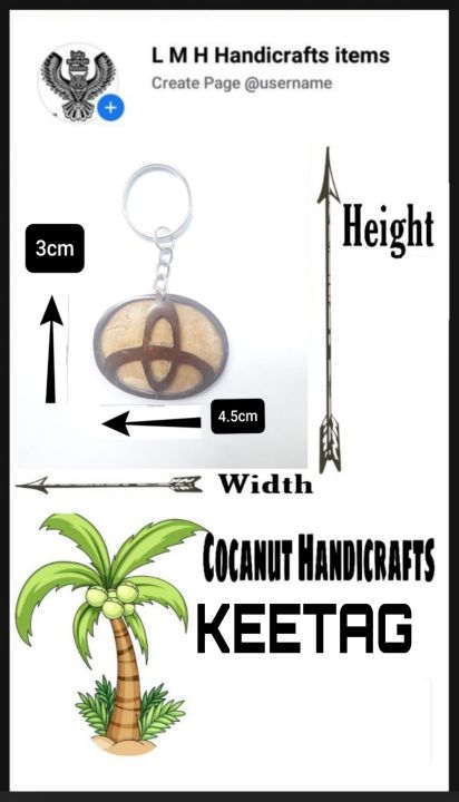 Coconut Handicrafts Keetag | Daraz.lk