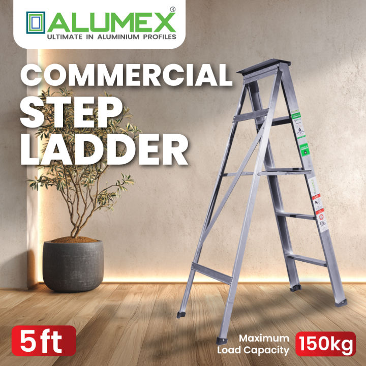 Alumex Commercial Aluminium Ladder - 5 Feet | Daraz.lk