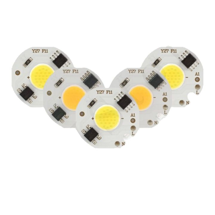 LED 3W 5W 7W 9W 10W 12W COB Chip Lamp 220V Smart IC No Need Driver LED Bulb for Flood Light ...