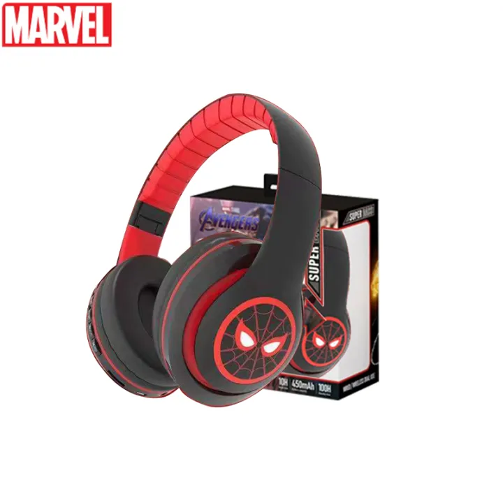 Snimitch Wireless Marvel Spider-Man Di Headset Blue Tooth Surround ...