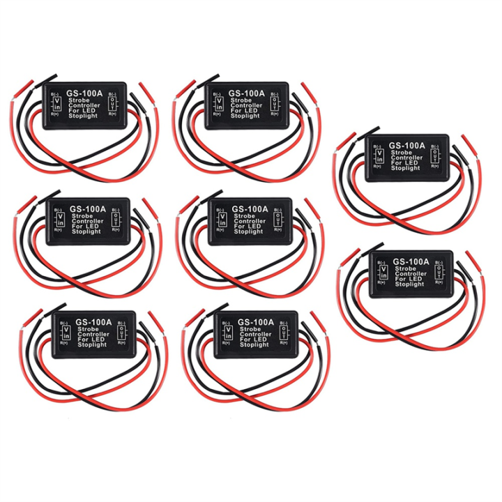 8PCS GS-100A Brake Light Flasher Module 2A 24W High Brake Controller ... 8PCS GS-100A Brake Light Flasher Module 2A 24W High Brake Controller ...