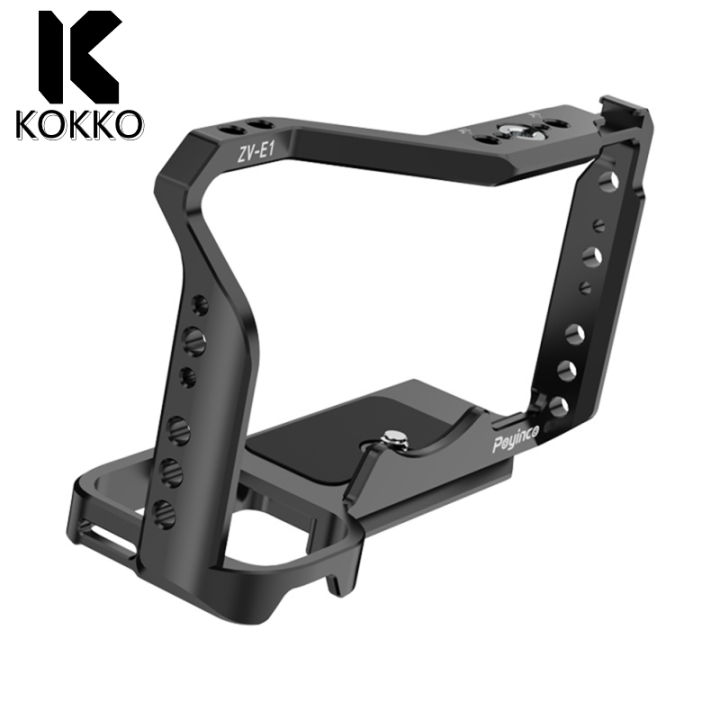 KOKKO Full Camera Cage Compatible For ZV-E1 Cameras Sturdy Aluminum ...