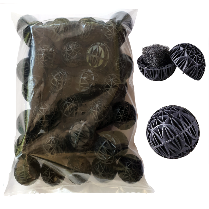20 PCS Aquarium Bio-Balls Filter Media Fish Tank Pond Water Filter Bio ...