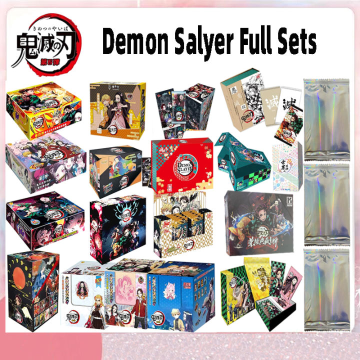 Demon Slayer Full Sets Rare SSP Colorful Refraction Card Diamond Card ...