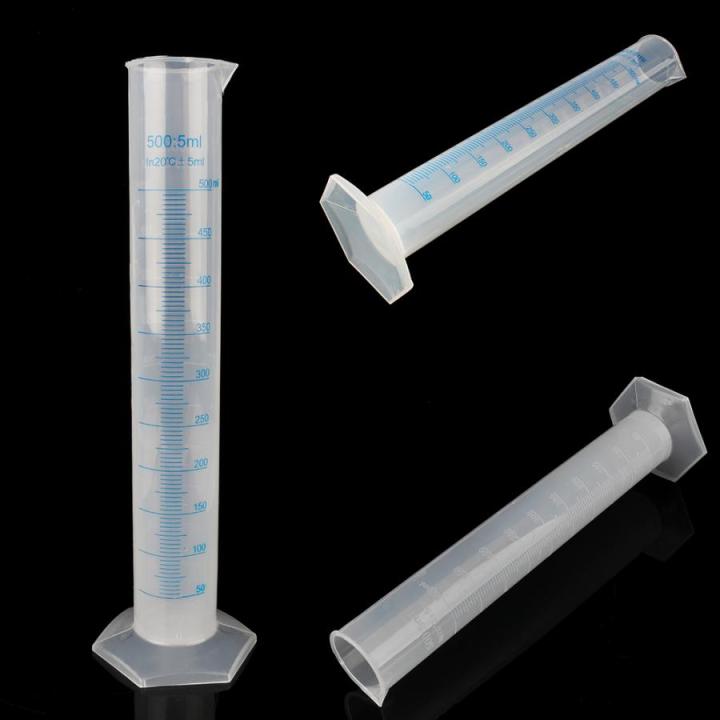 【SkinHorizon】500ml Transparent Measuring Plastic Graduated Cylinder ...