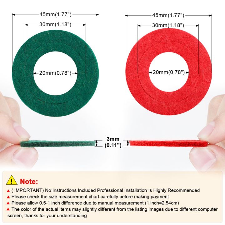 Terminal Gasket Pads Anti Washers Auto Car Fiber Thick Felt Terminal ...