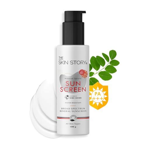 The Skin Story SPF 50 Mineral Sunscreen | Sports Swimming | Water ...