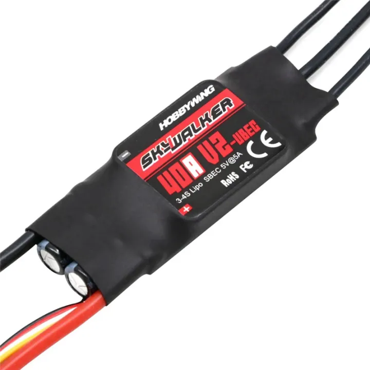 V2 ESC Controller with UBEC for Model Airplanes Fixed Wing Electronic ...