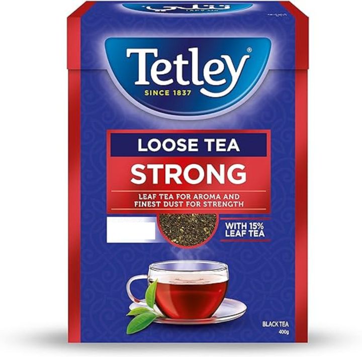 Tetley Strong Loose Black Tea 400g Packet | Daraz.lk