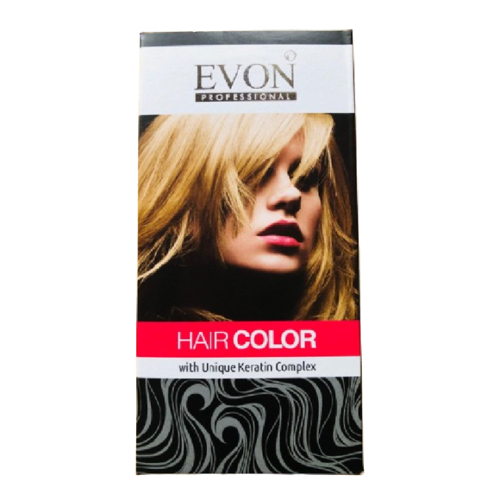 Evon Hair Color With Unique Keratin Complex 8.53 Light Mahogany Golden ...