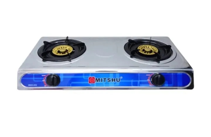 Mitshu Double Burner Gas Stove - MGS-203 | Daraz.lk