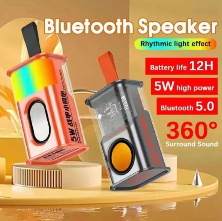 K08 Bluetooth Speaker Transparent Mech Audio TWS Two-Machine ...