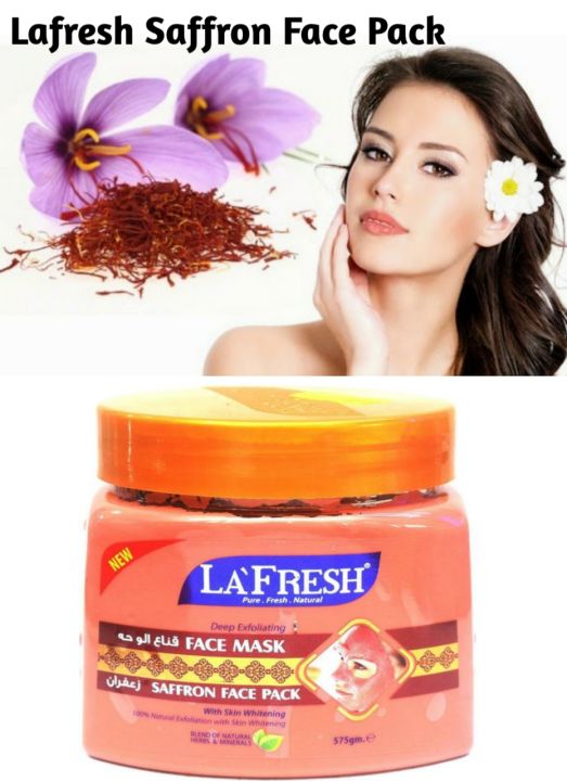 Lafresh Saffron Face Mask Saffron Face Pack 575ml | Daraz.lk