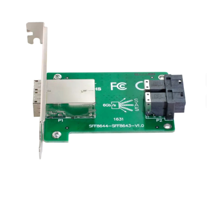 12G 2-Port SFF-8644 to SFF-8643 Expansion Card SFF-8643 Expansion Card ...