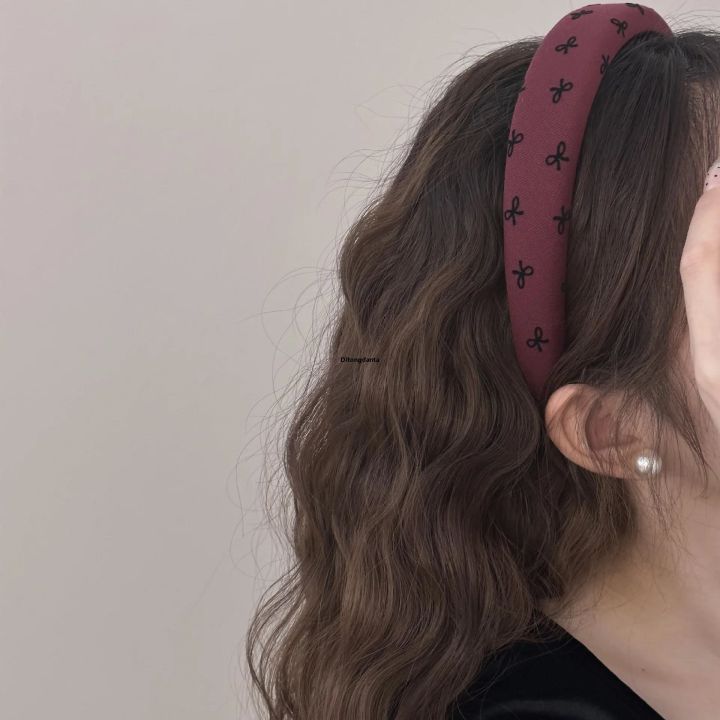 Popular headbands lead set bow korean hair accessories headband girl ...