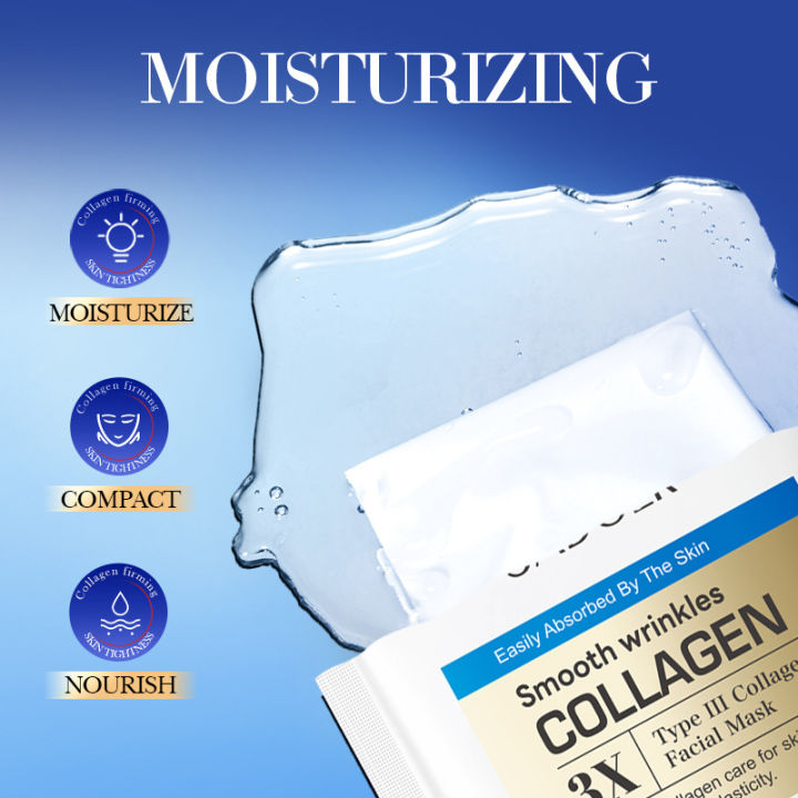 Skincare Mask Mask Mask Skincare R Collagen 5/10 Tablets SADOE ...