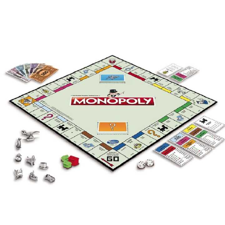 Monopoly Complete Board Game - The Classic Edition with Money Notes and ...