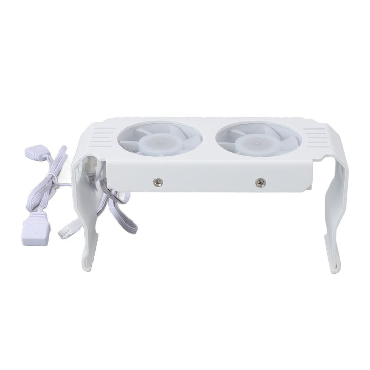 ARGB RAM Radiator Computer Memory Module Heat Sink PWM Temperature Control Dual Fan for DDR DDR2 ...