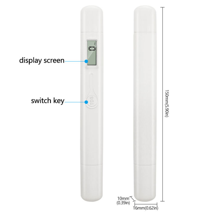 Tds-M6 Tds Meter Tester Portable Detection Pen Water Quality Test Pen ...