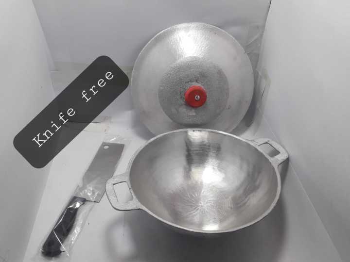 Aluminium Frying Pan and free knife | Daraz.lk