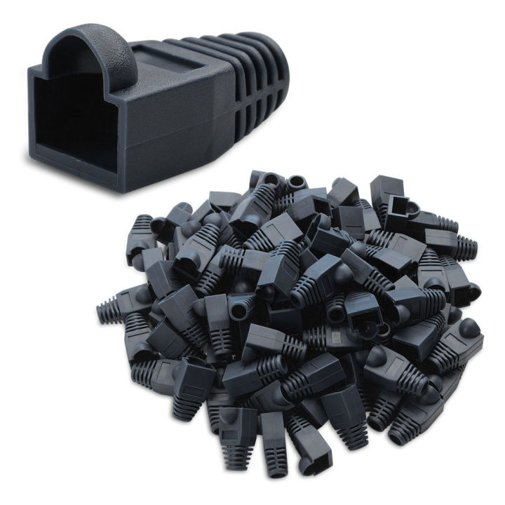 05 / 10 /20 / 50 PCS Modular RJ45 CAT6 CAT5 Network Cable Connector ...