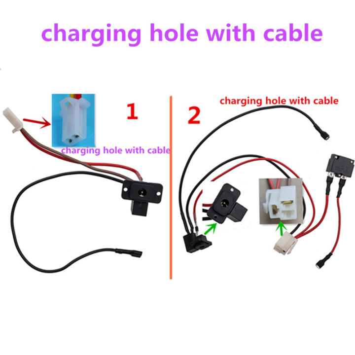 Charging Hole For Children Electric Vehicle 6v 12v Charging Port For ...