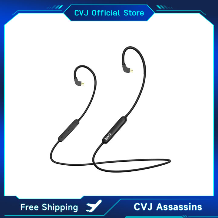 Cvj Ct1 2 Pin Mmcx Bluetooth 5.0 Headphone Cable Wireless Headset 0 ...