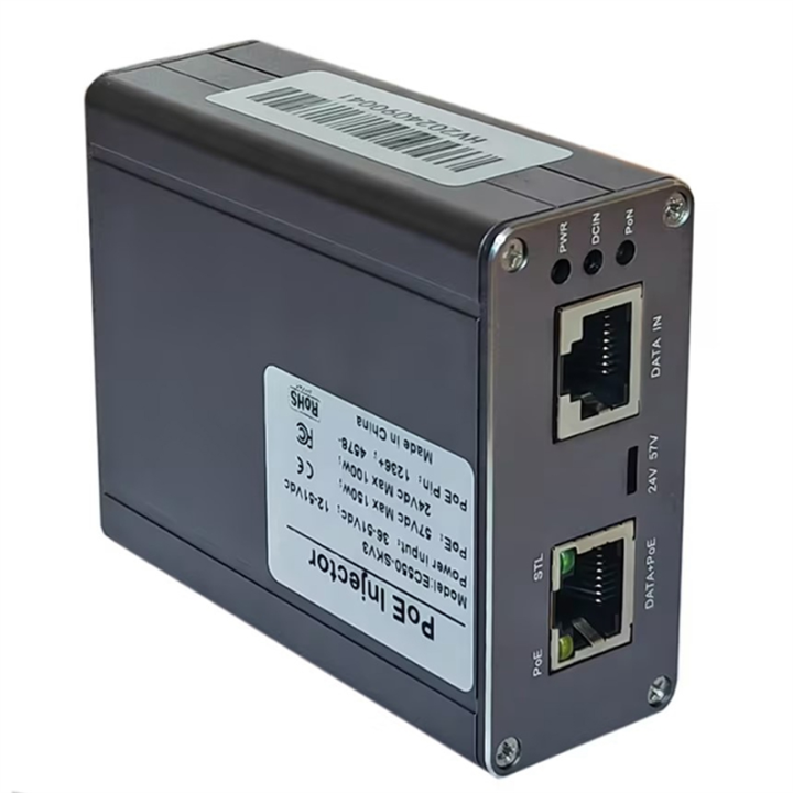 POE Injector/ Supply for V3/GEN3 Wide Voltage 150W Booster Industrial ...