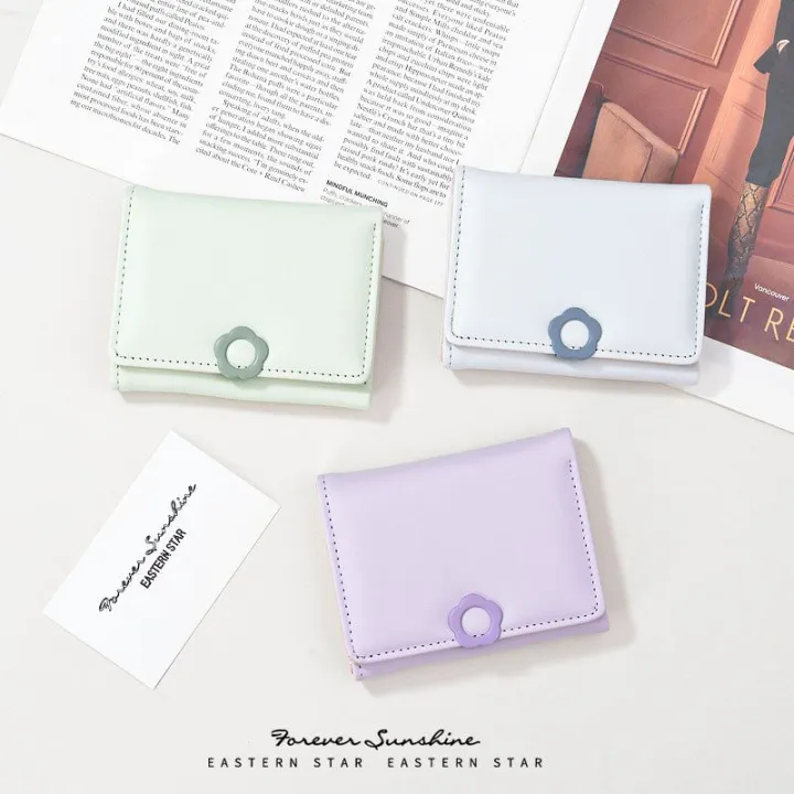 【QuasarQuarters】Wind Wallet Student Girl Thin Short Foldable 70% off ...
