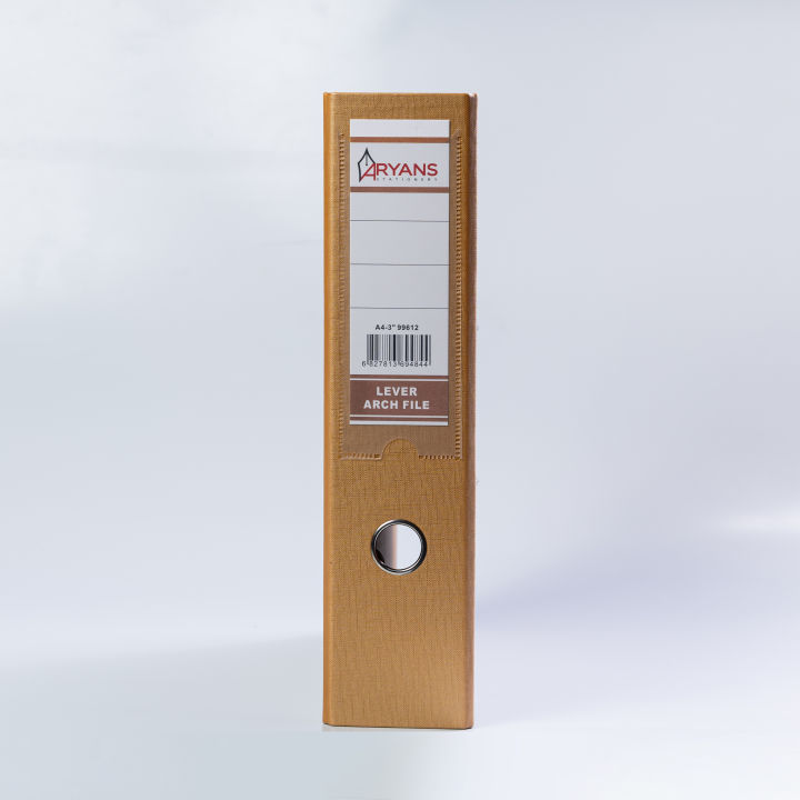 Aryans Lever Arch File A4 "3" Metallic | Daraz.lk