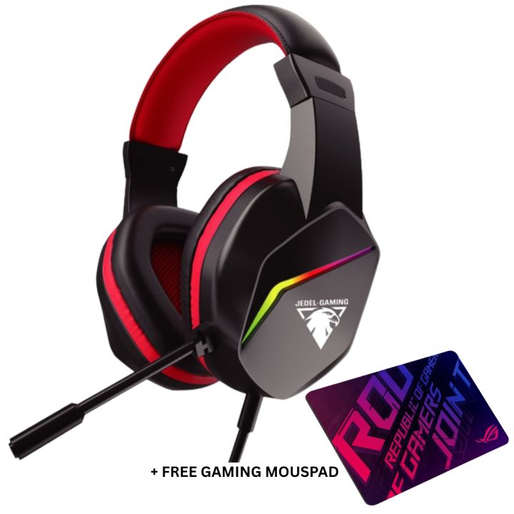 Jedel GH-269 Gaming Headphones with RGB Lights & GH112 Headset Model ...