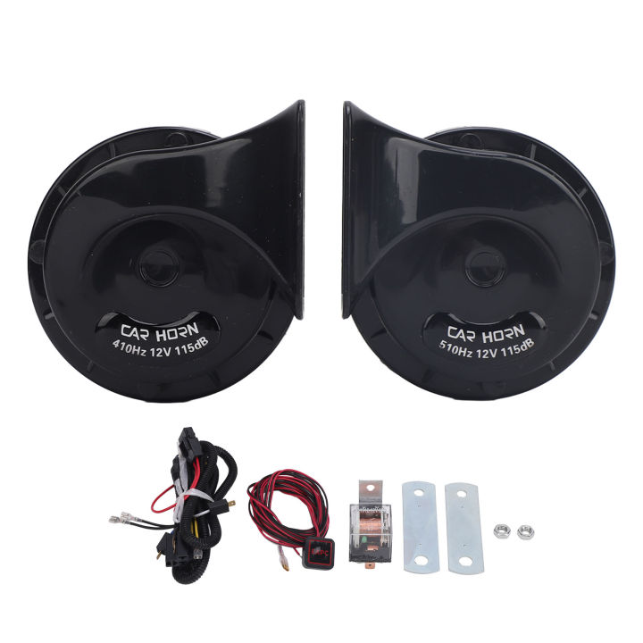 Horn Kit Kit De 12v Silver Utv Snail Horn, Kit Super Harness Relay ...