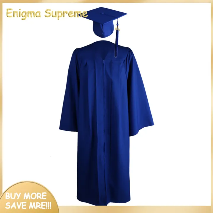 Enigma- Academic Gown Set Pleated Hidden Zipper Academic Dress Set ...
