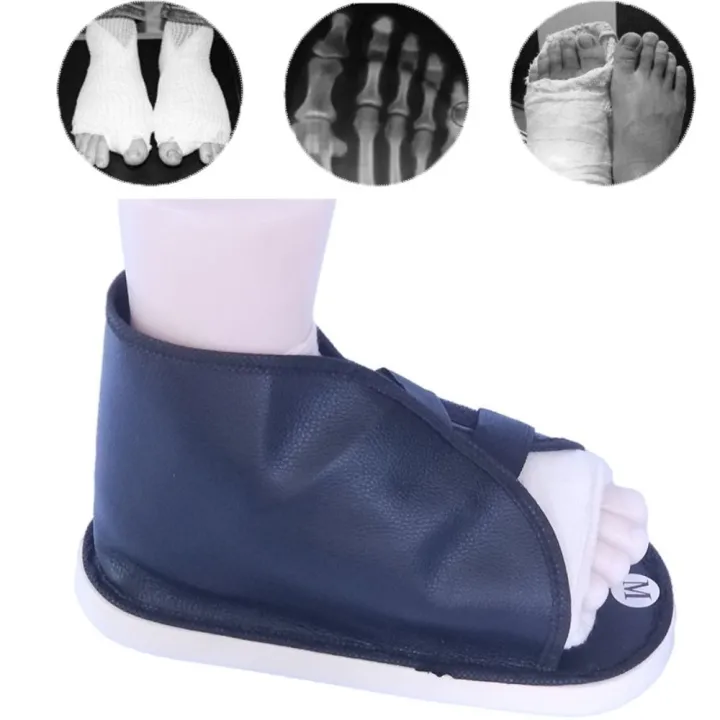 Easy To Wear Prevent Slip Walking Cast Shoe Foot Protection Faux Post ...