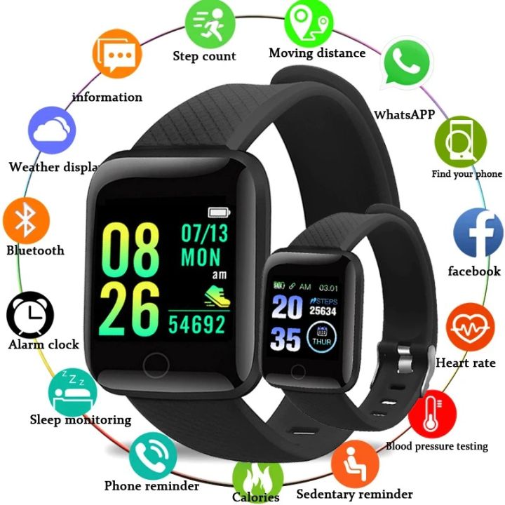 D13 Smart Watch Men Blood Pressure Waterproof Smartwatch Women Heart ...