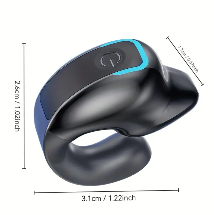 Clip-On Wireless Earbuds with Noise Cancellation & Extended Battery ...