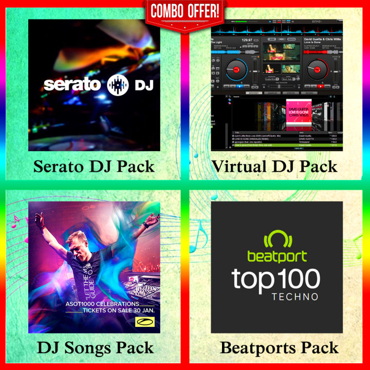 DJs Combo Pack New offers (Serato Dj/Virtual Dj/Edm Songs Pack ...