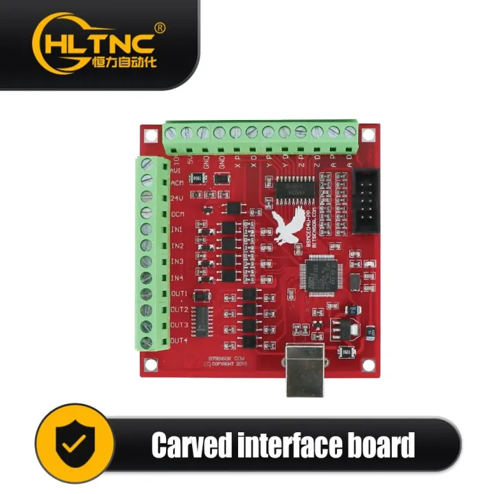 Breakout board CNC USB MACH3 4AXIS Controller Card Support Stepper and ...